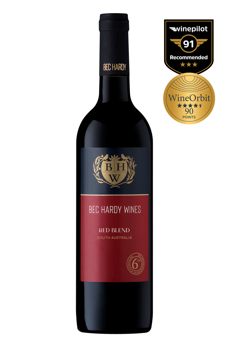Bec Hardy Family Crest SA Red Blend 2022 | 6 Pack – Bec Hardy Wines
